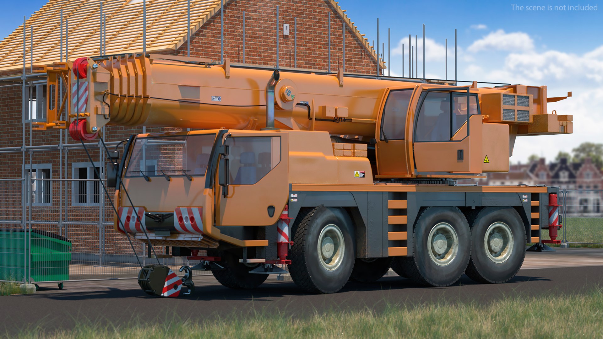 Mobile Crane Construction Vehicle Rigged 3D - TurboSquid 2272714