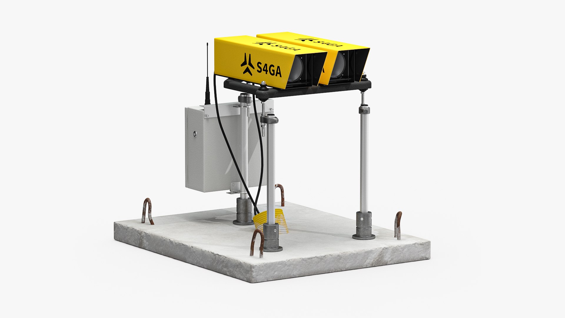 Airport Runway S4GA Indicator Lighting 3D model - TurboSquid 2059198