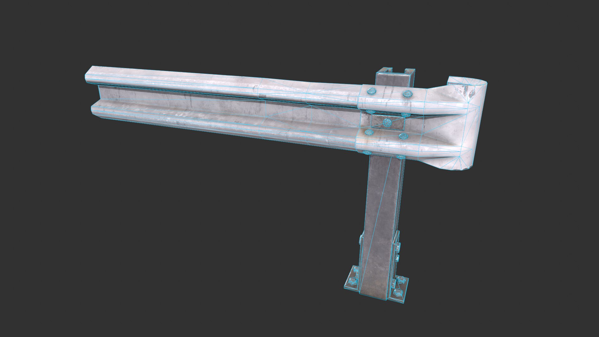 3D model Road Fence - TurboSquid 1934748