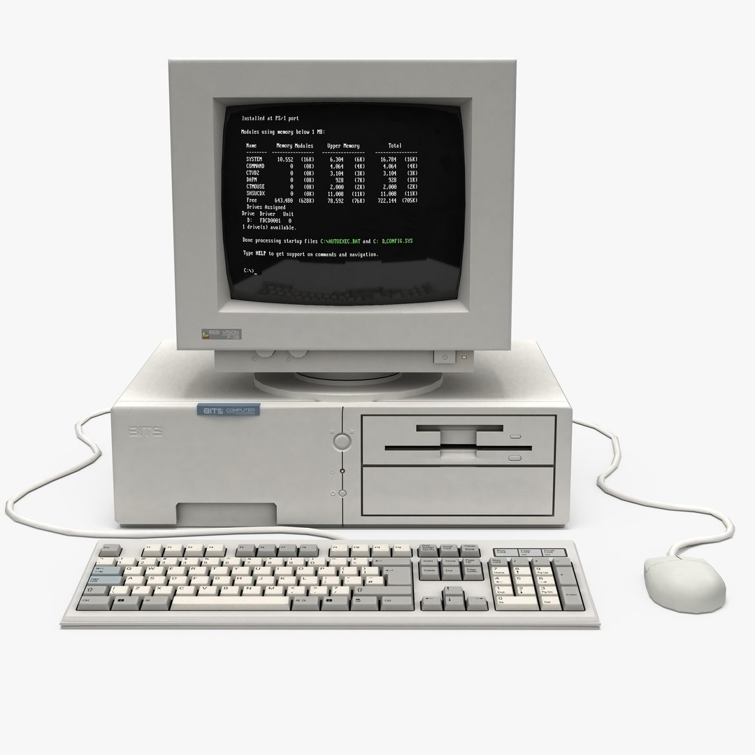 Old Computer 3D - TurboSquid 1779125