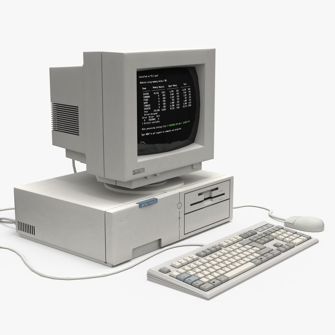 Old Computer 3D - TurboSquid 1779125