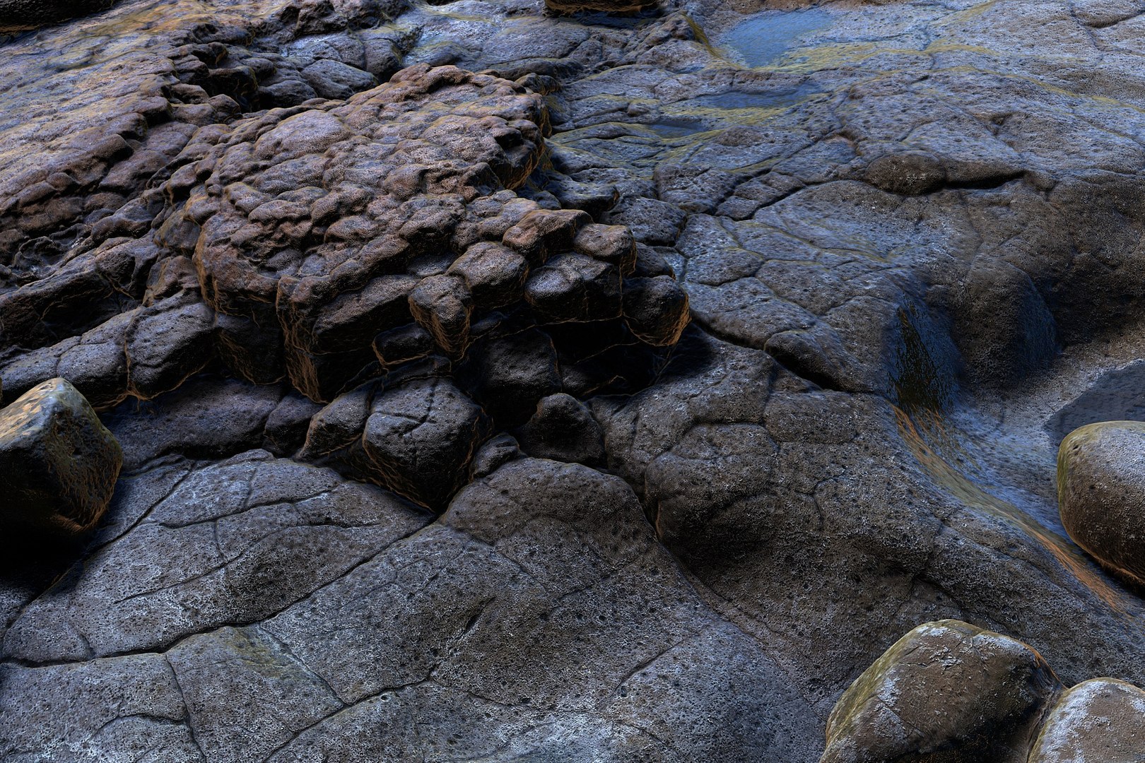 coral reef ground ultra 3d max