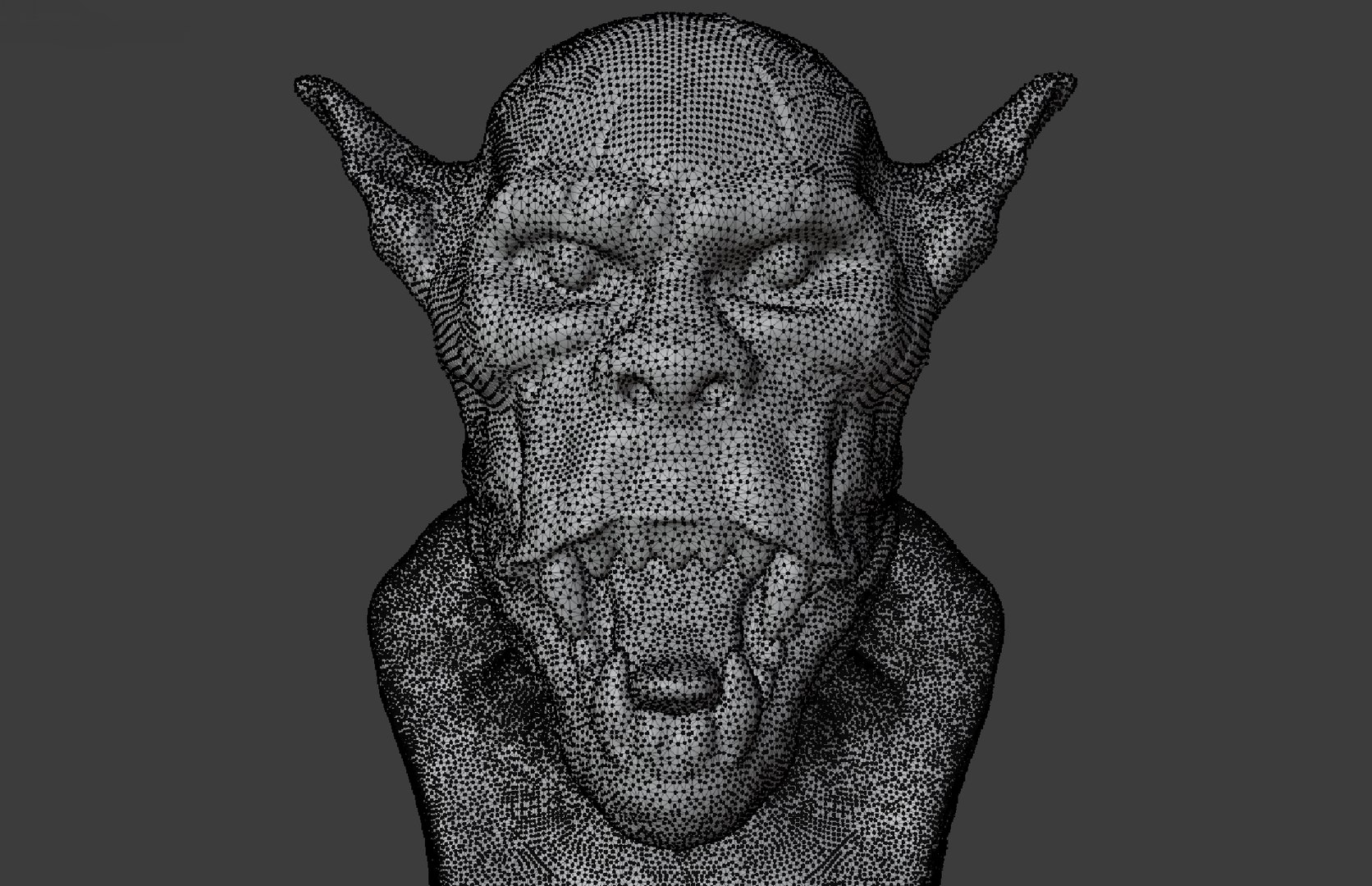 Orc Head 3D Model - TurboSquid 1691256