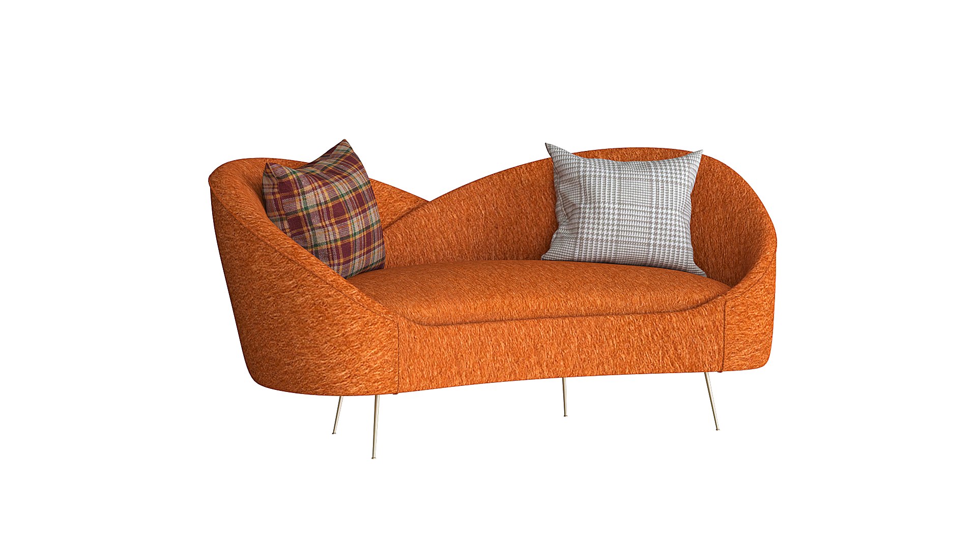 Curved Sofa 3D Model - TurboSquid 1989893