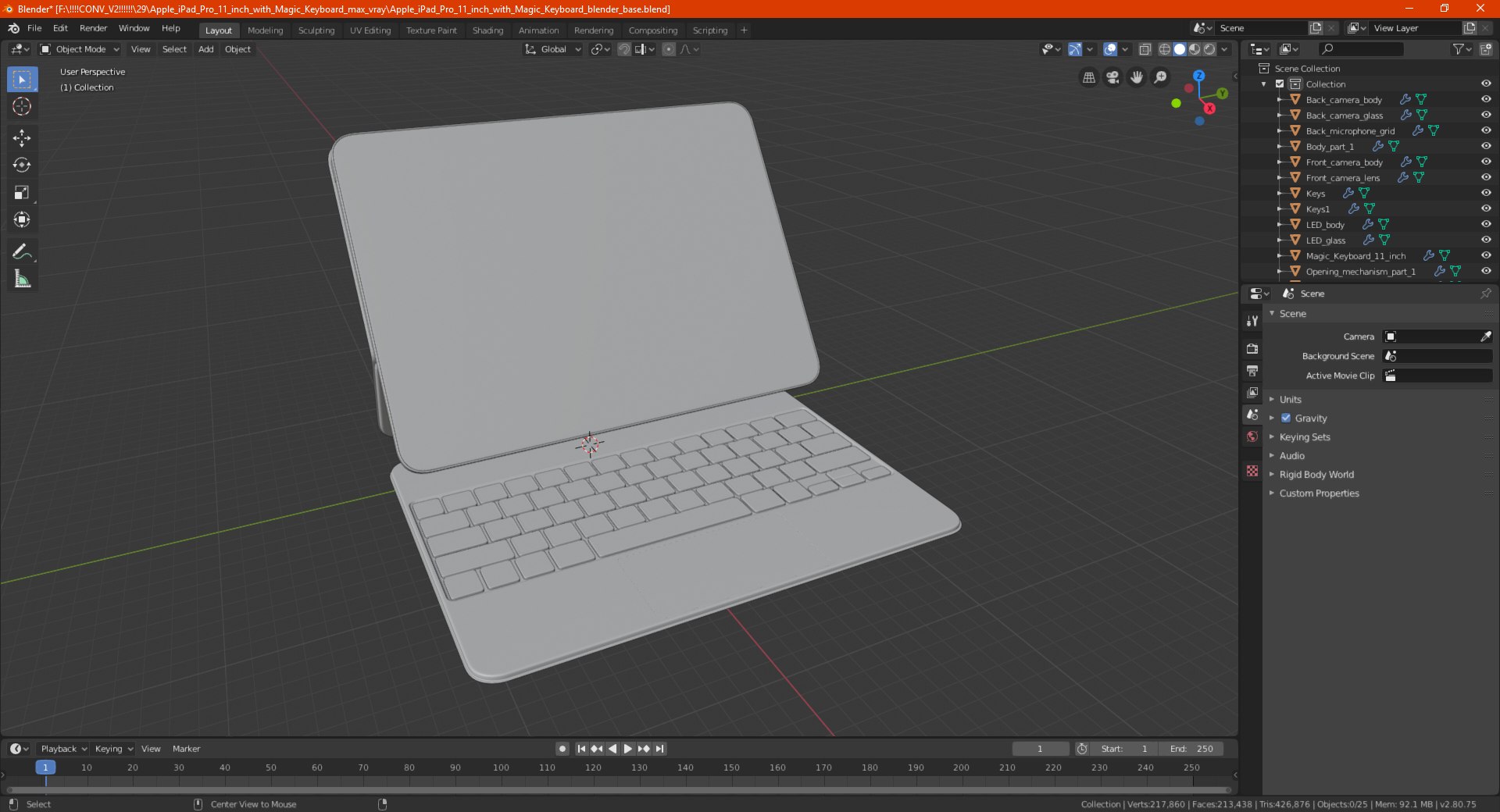 Apple ipad pro 11 3D - TurboSquid 1561776