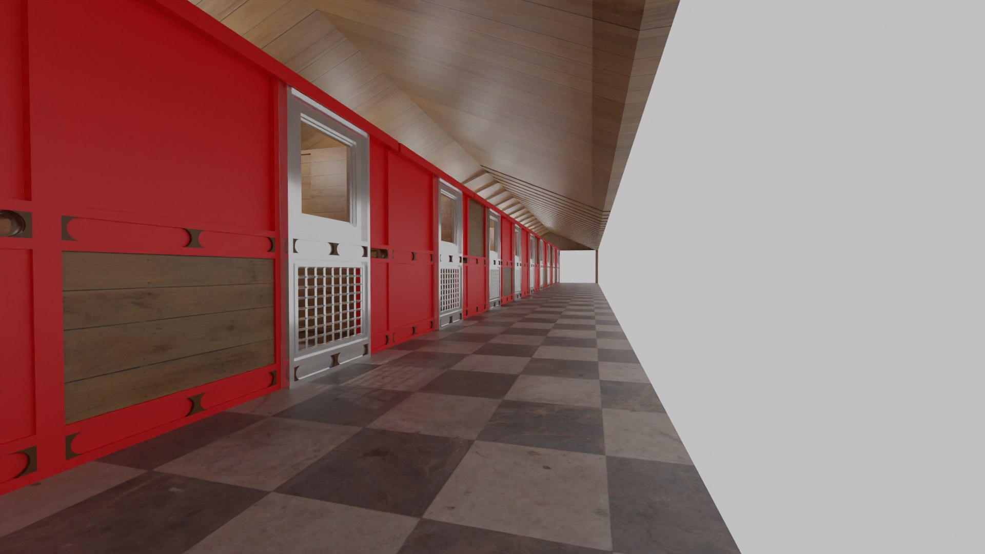 3D Model Horse Stable - TurboSquid 2159065