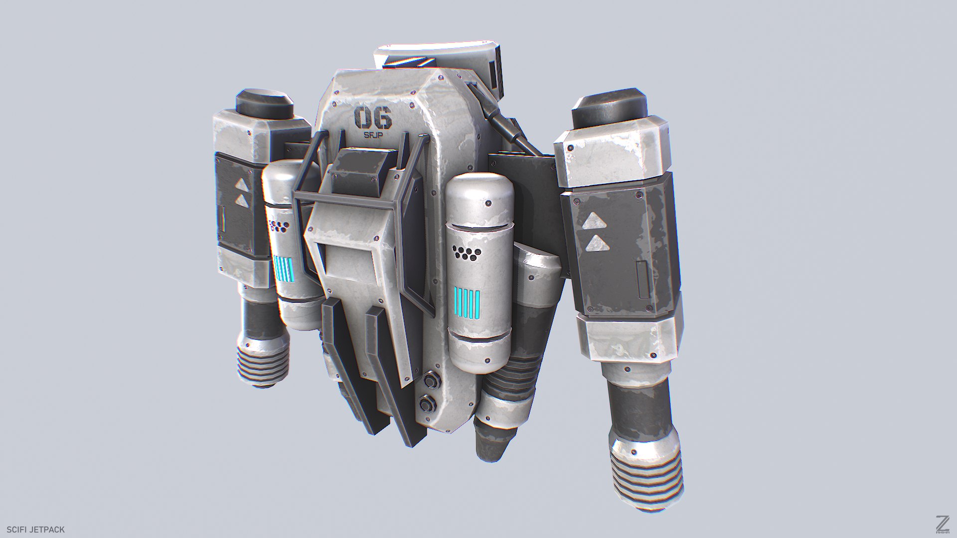 Scifi Jetpack 3D Model - TurboSquid 2397649