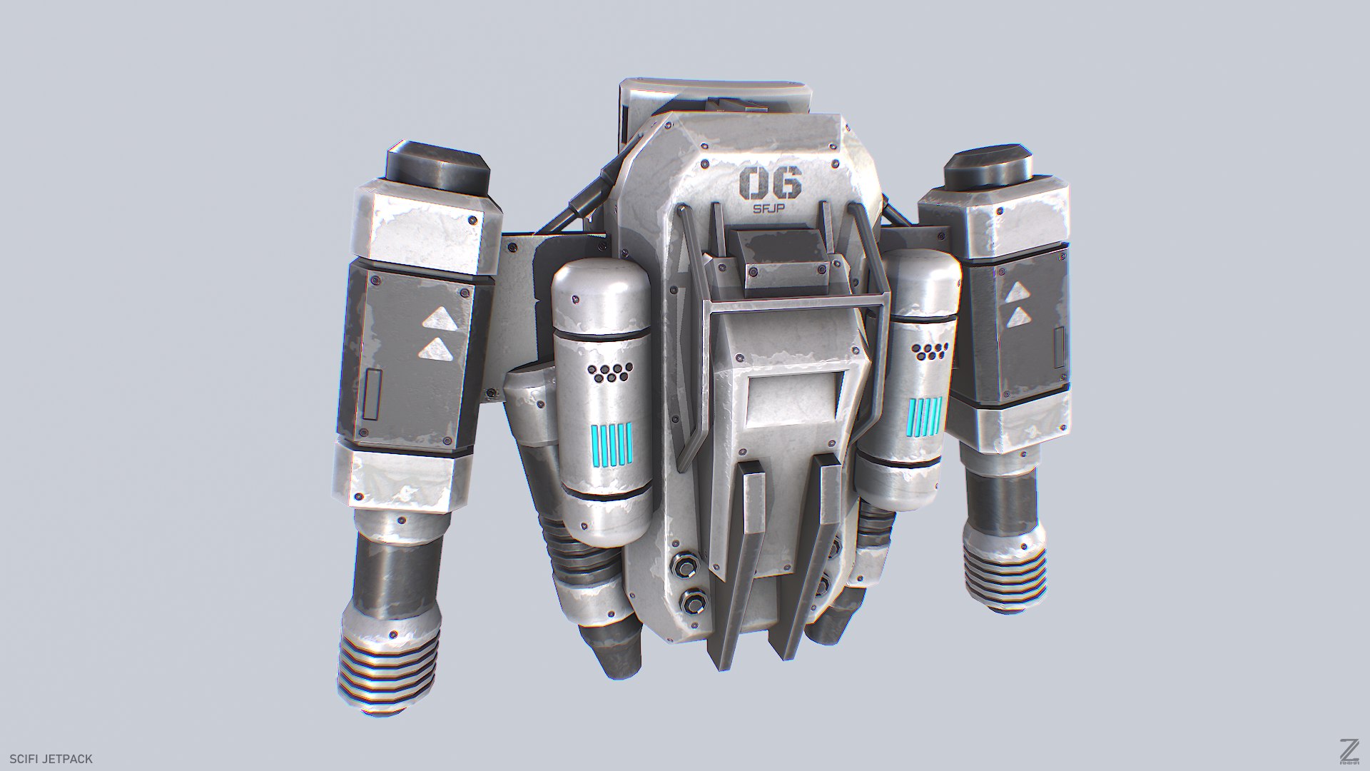 Scifi Jetpack 3D Model - TurboSquid 2397649