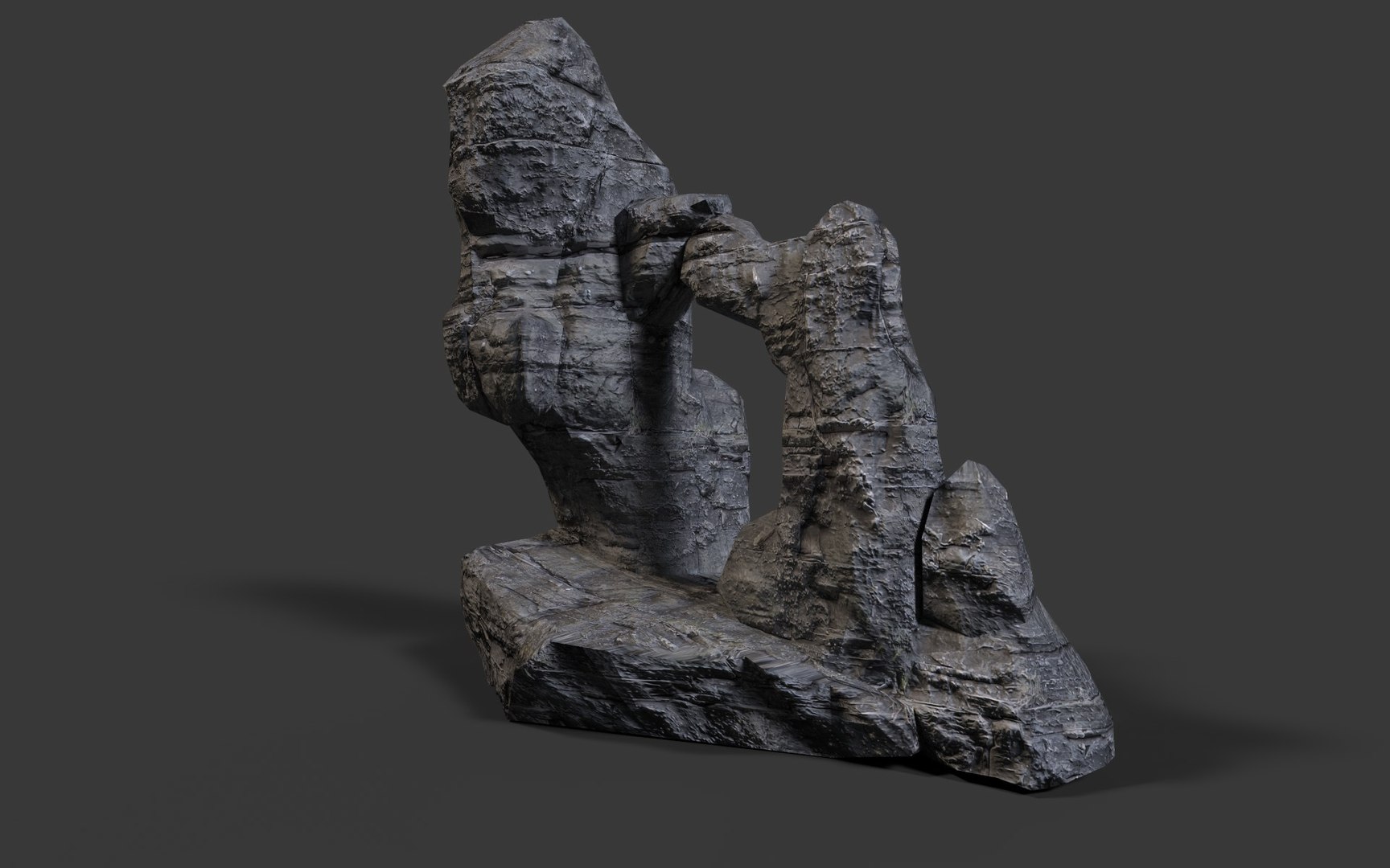 Rock cliff 3D - TurboSquid 1603845