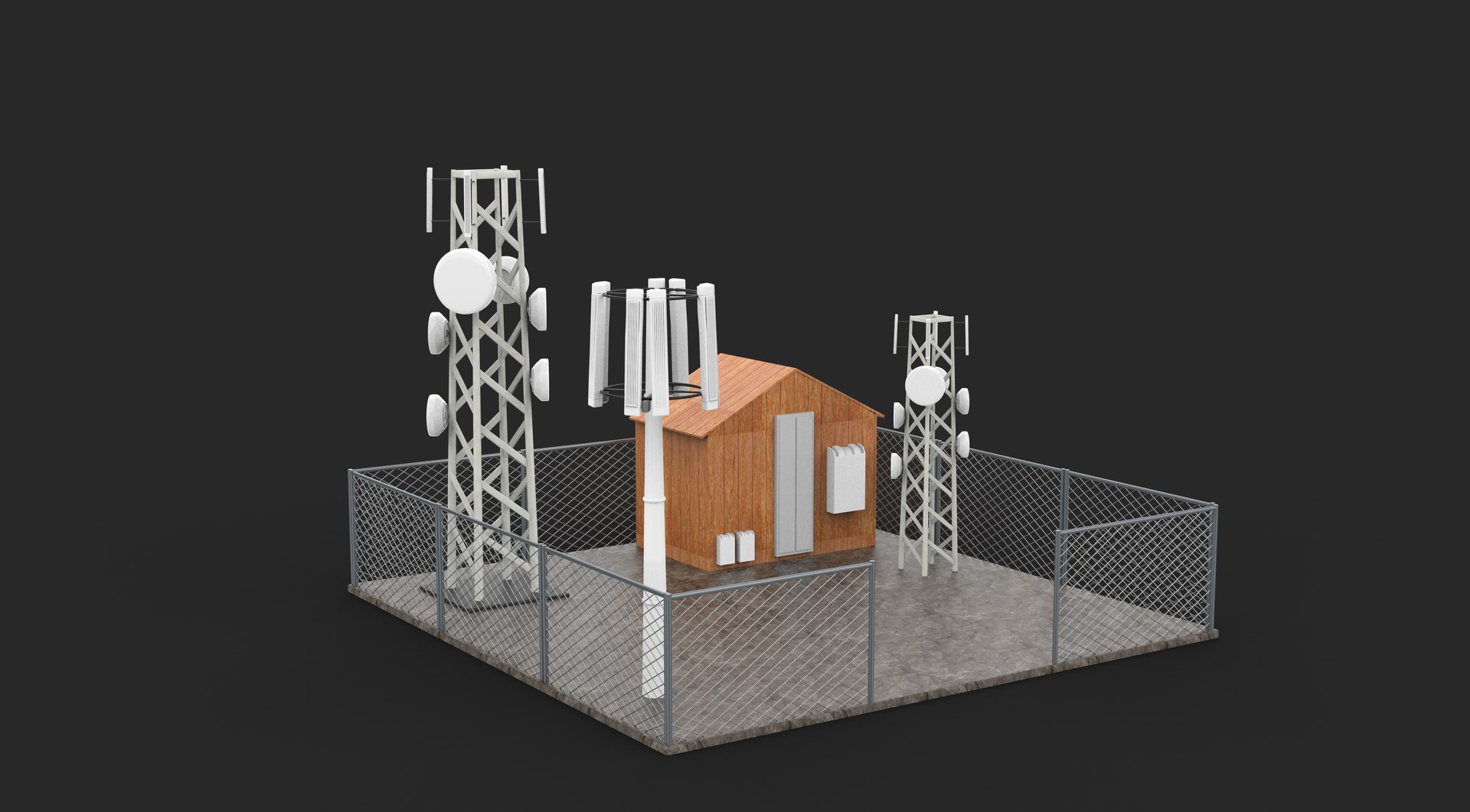 Cell Tower 3D Model 3D Model - TurboSquid 2360471