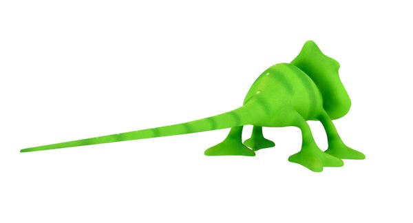 3d cute chameleon