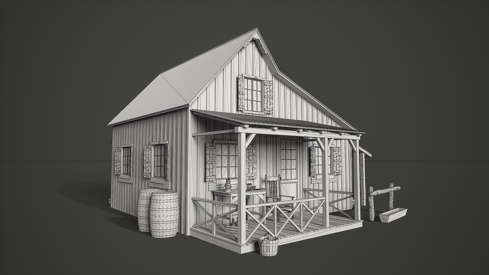 Old House model - TurboSquid 2171169