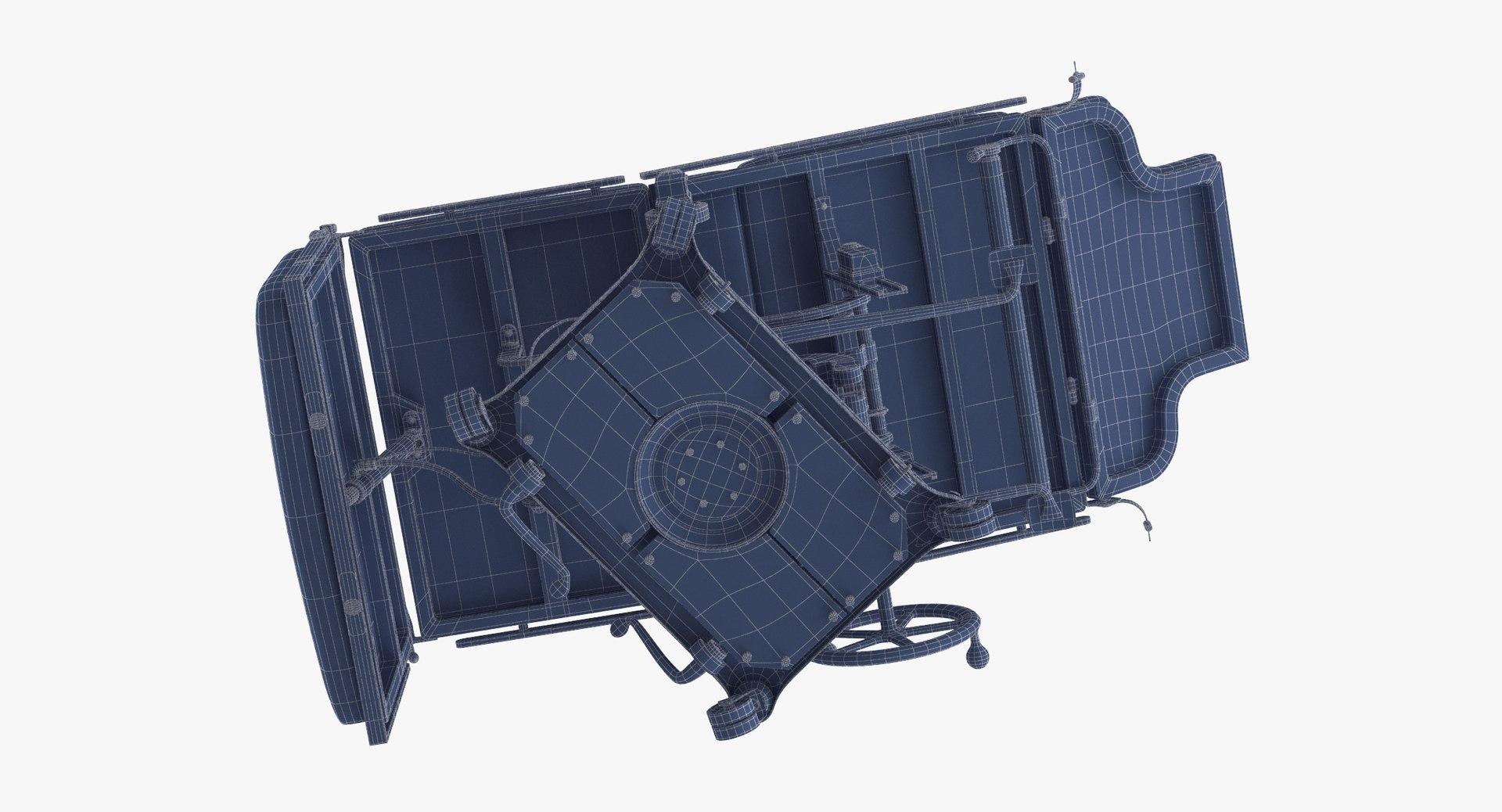 Asylum bed operating tables 3D model - TurboSquid 1174538