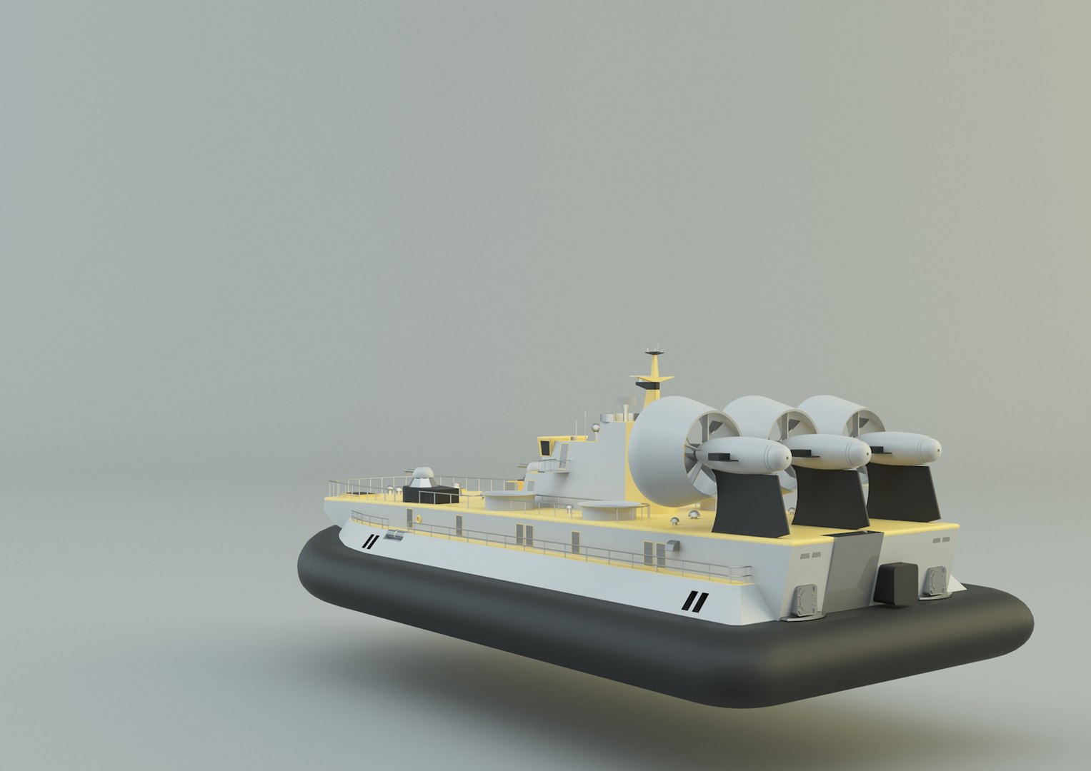 Zubr Russian Hovercraft Armed Vehicle 3D Model - TurboSquid 2062846
