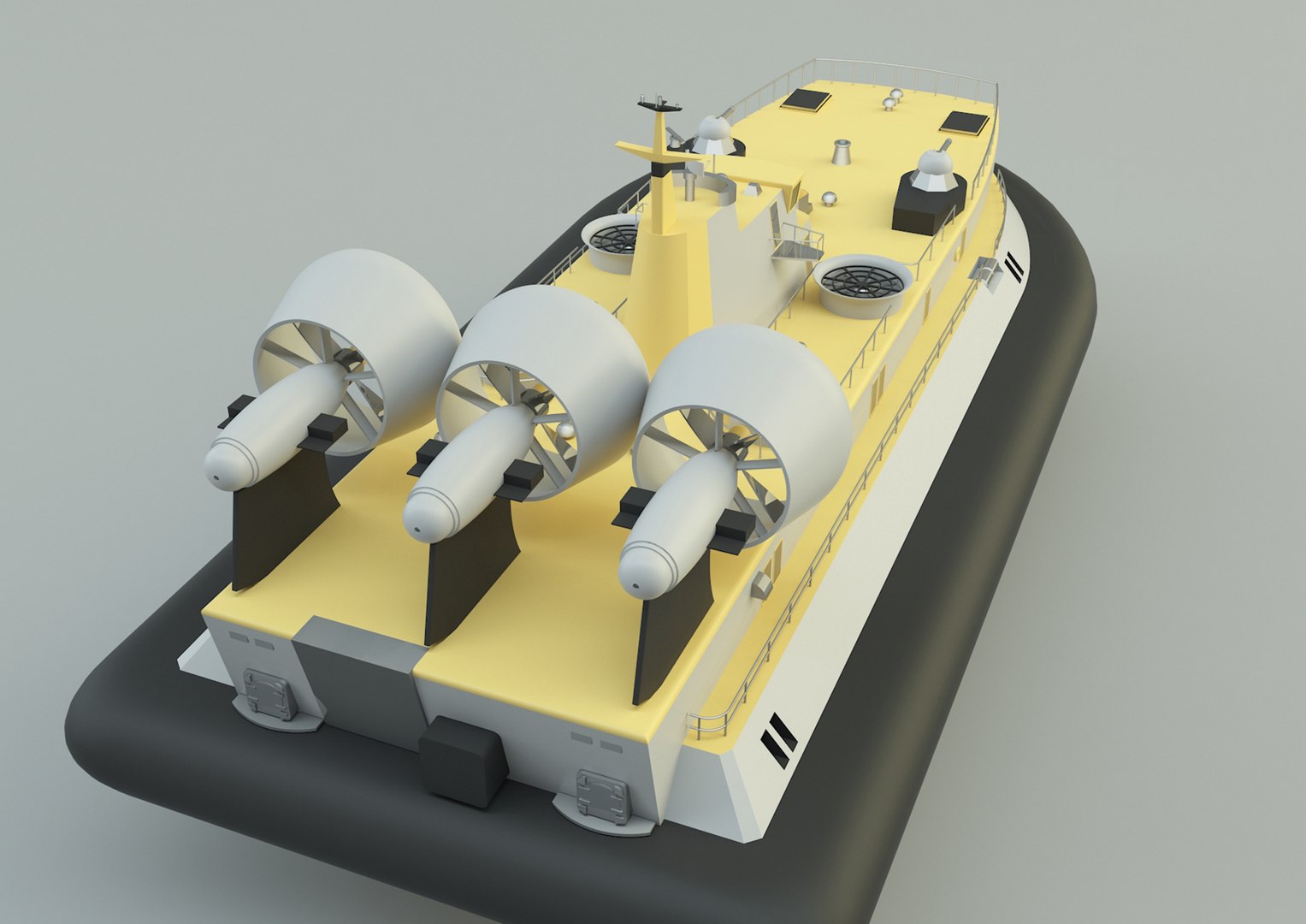 Zubr Russian Hovercraft Armed Vehicle 3D Model - TurboSquid 2062846