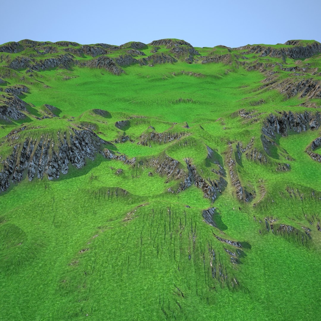 3d model terrain