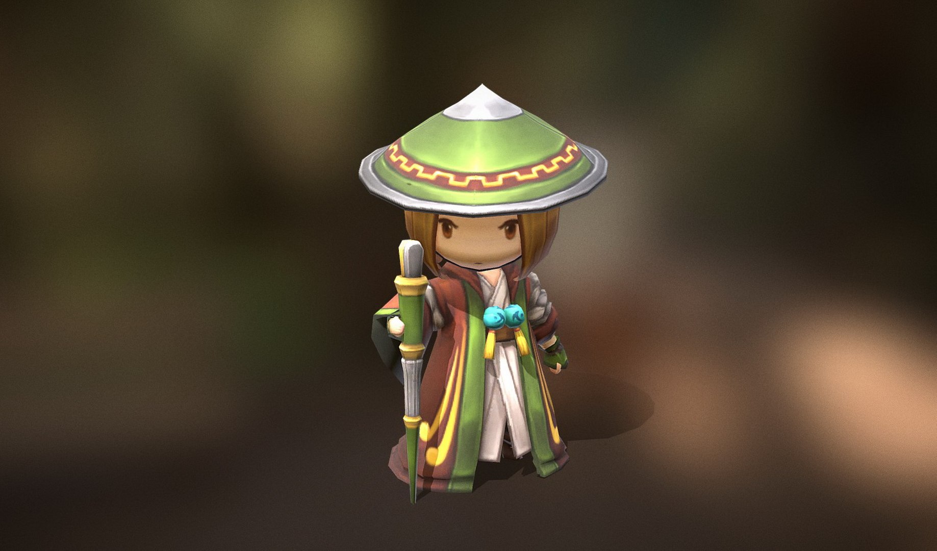 3D Three Kingdoms - Pang Tong Model - TurboSquid 2015090