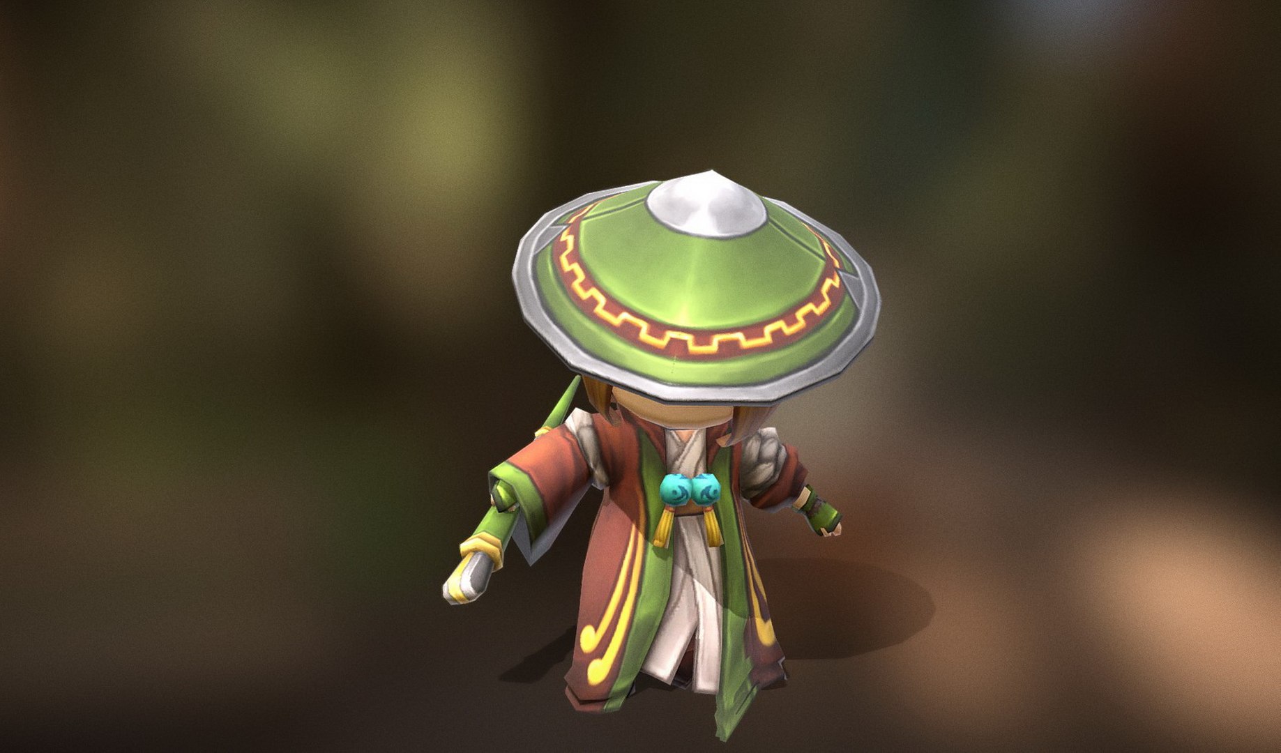 3D Three Kingdoms - Pang Tong Model - TurboSquid 2015090