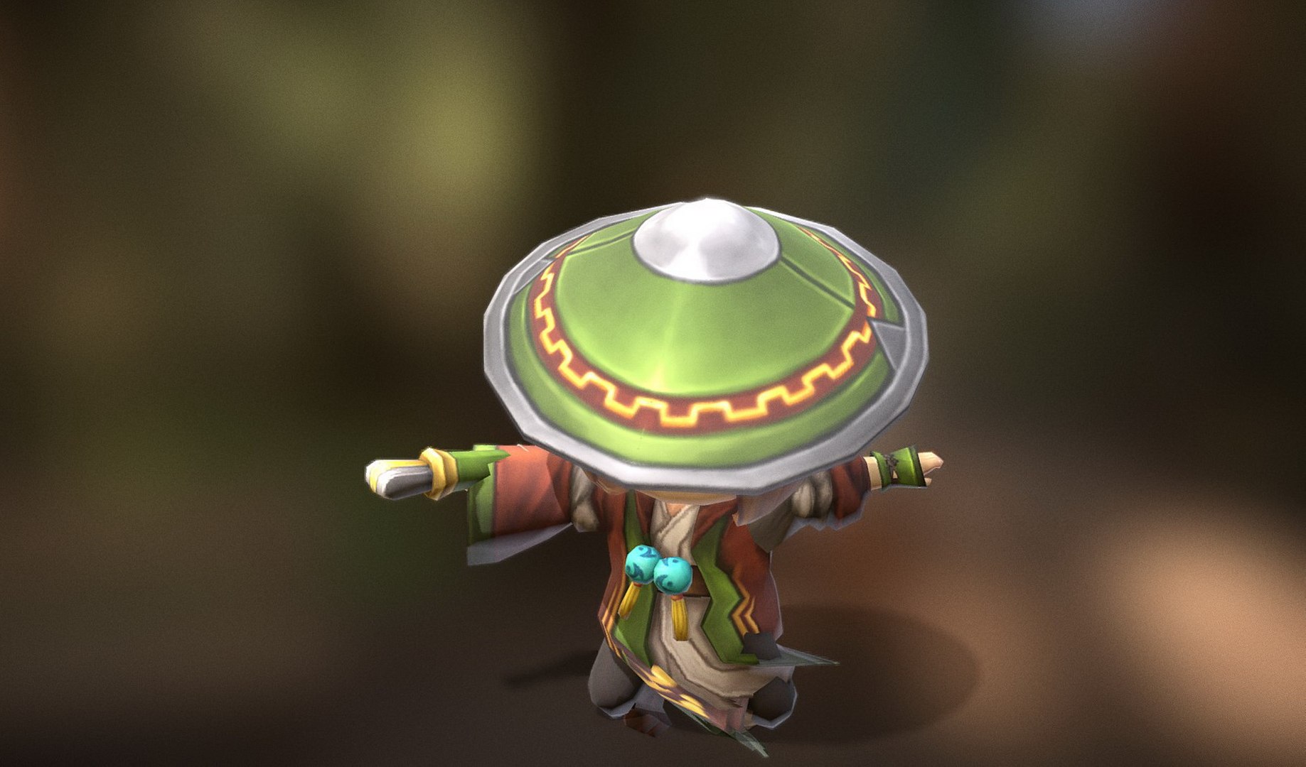 3D Three Kingdoms - Pang Tong Model - TurboSquid 2015090