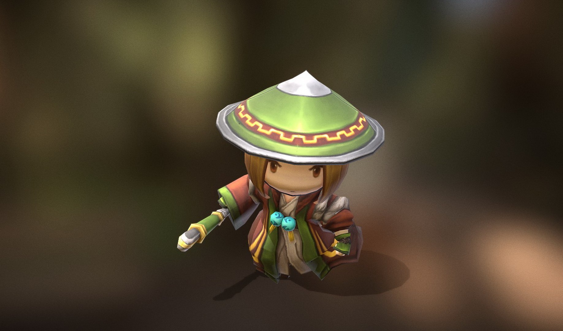 3D Three Kingdoms - Pang Tong Model - TurboSquid 2015090