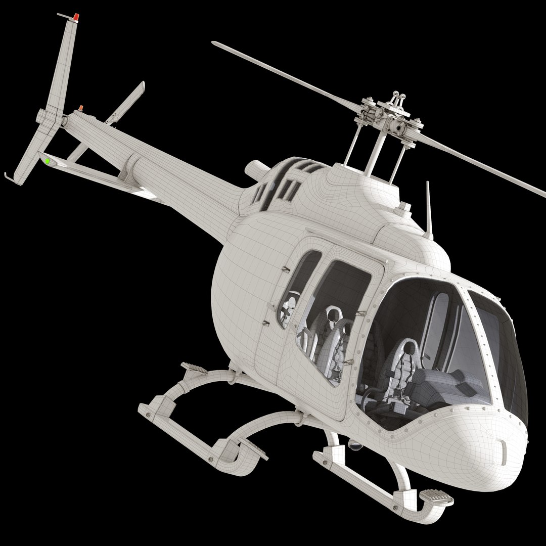 Bell 505 Jet Ranger 3D Model - TurboSquid 1578103