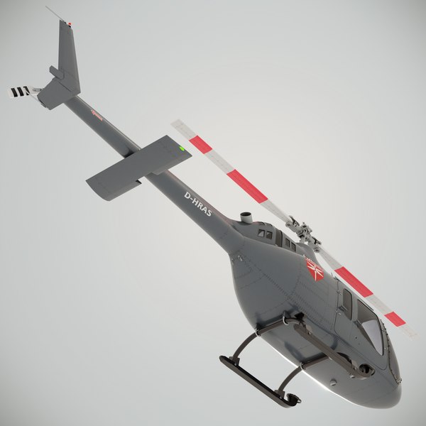 Bell 505 jet ranger 3D model - TurboSquid 1578103
