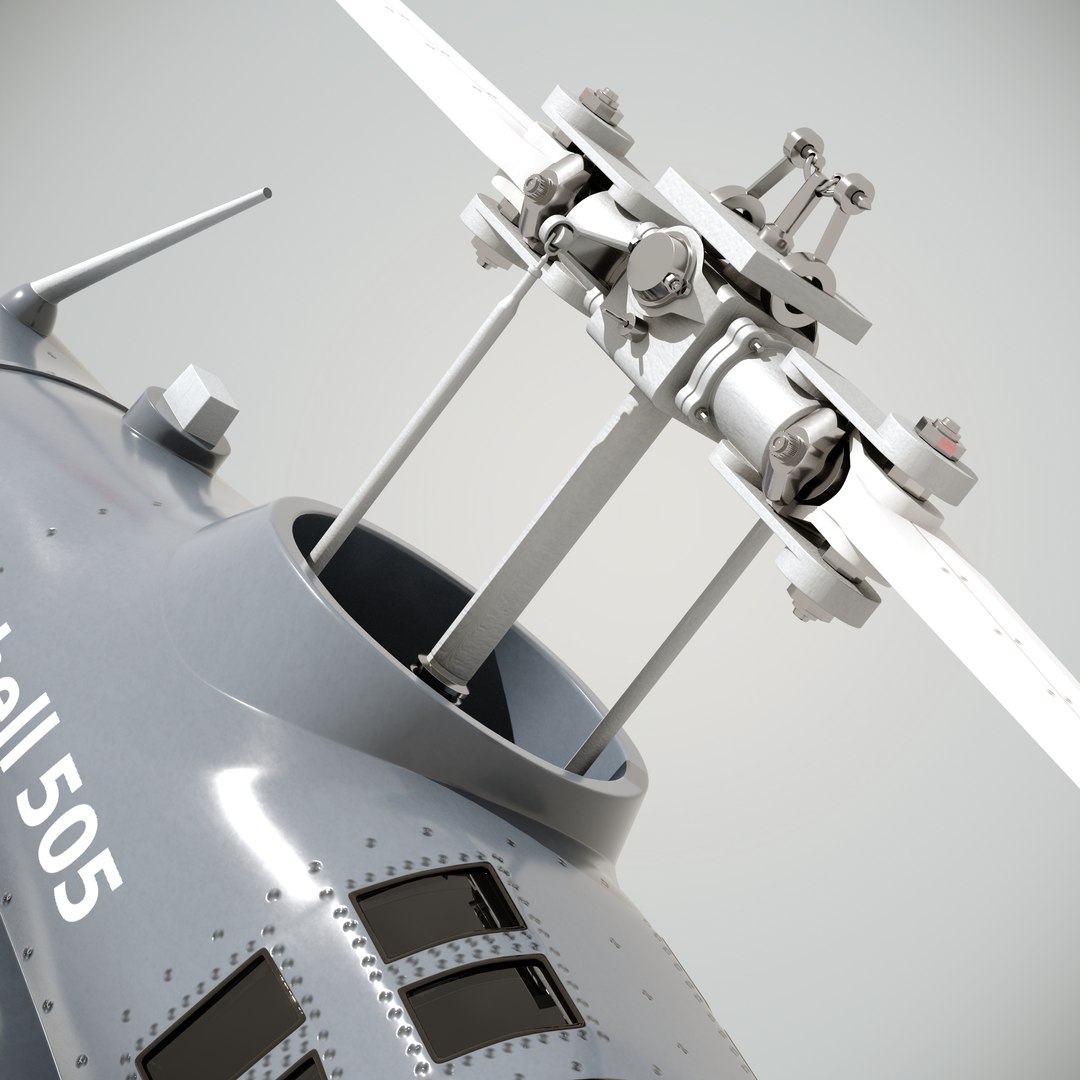 Bell 505 Jet Ranger 3D Model - TurboSquid 1578103