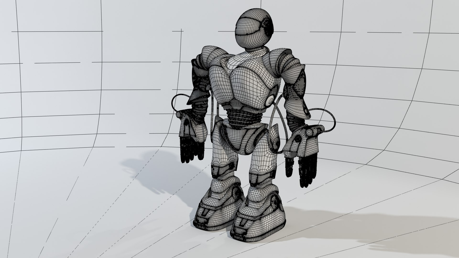 3d model robot robosapien
