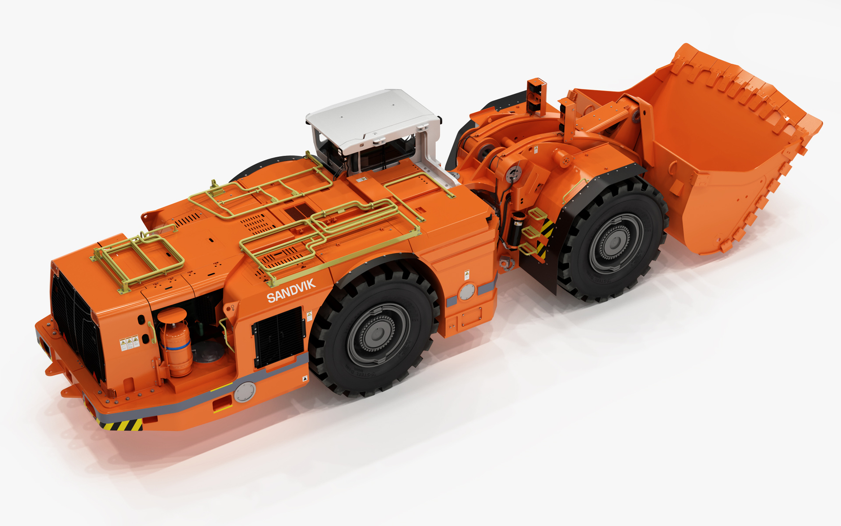 Sandvik lh621i underground loader 3D model - TurboSquid 1637244