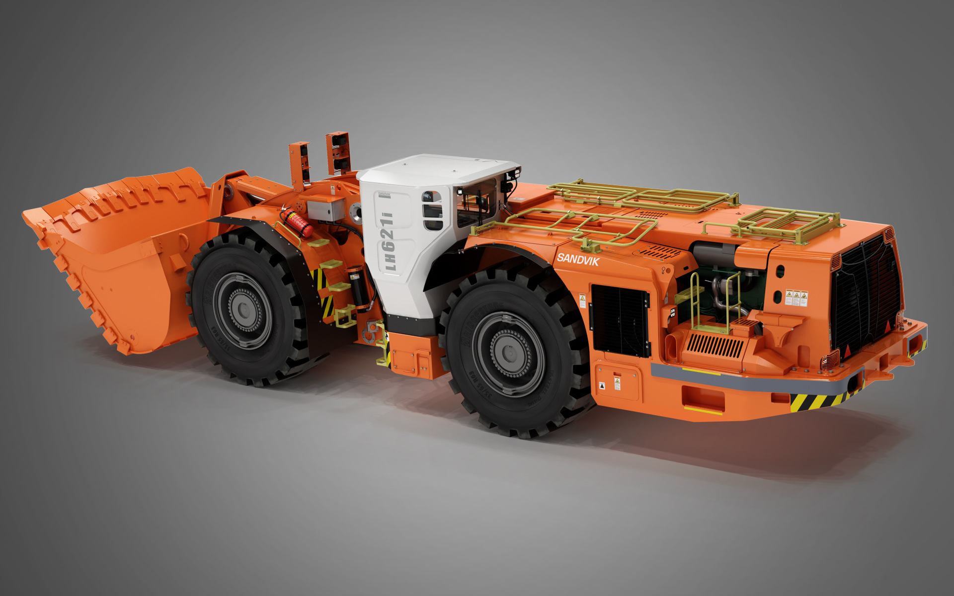 Sandvik lh621i underground loader 3D model - TurboSquid 1637244