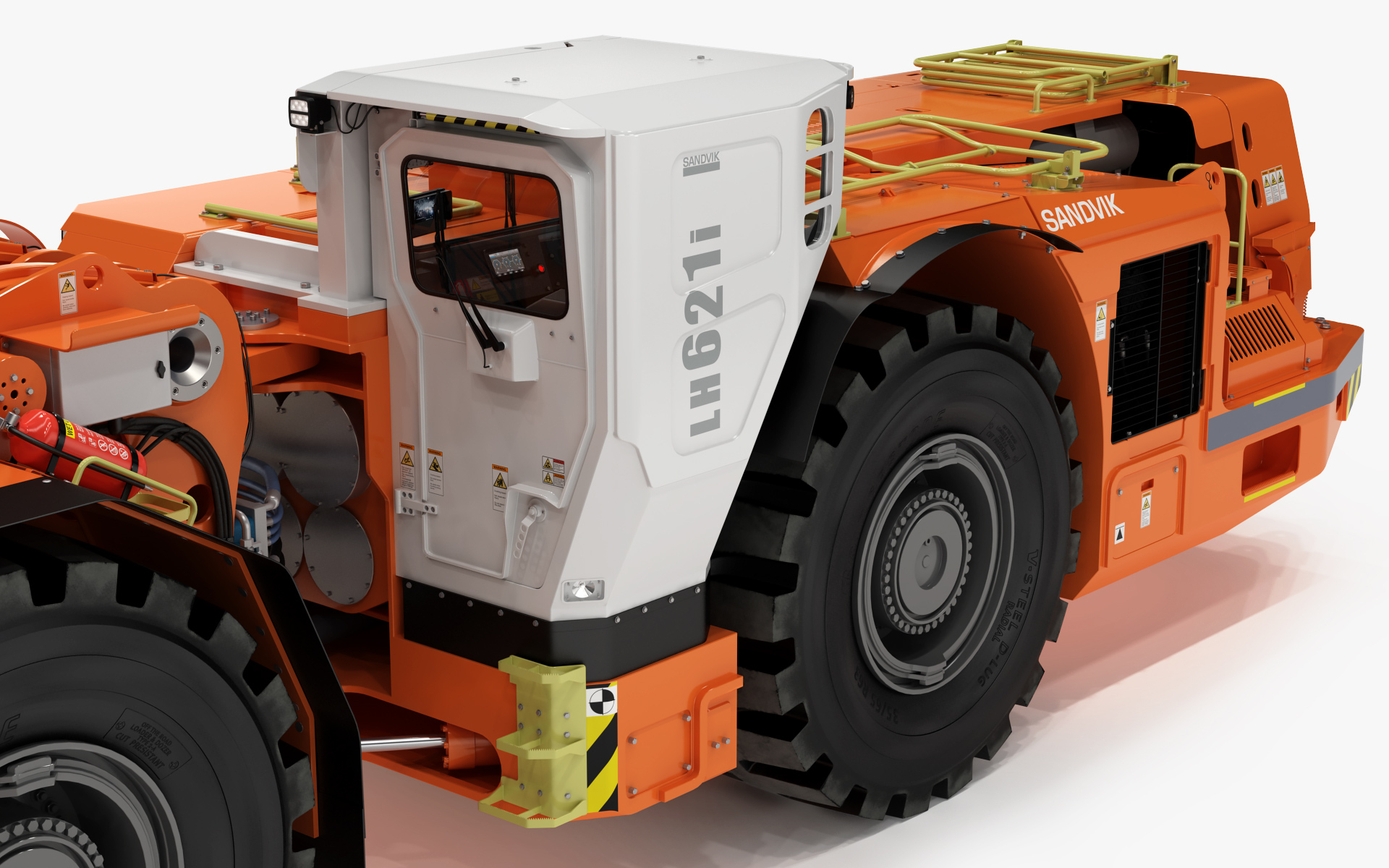 Sandvik lh621i underground loader 3D model - TurboSquid 1637244