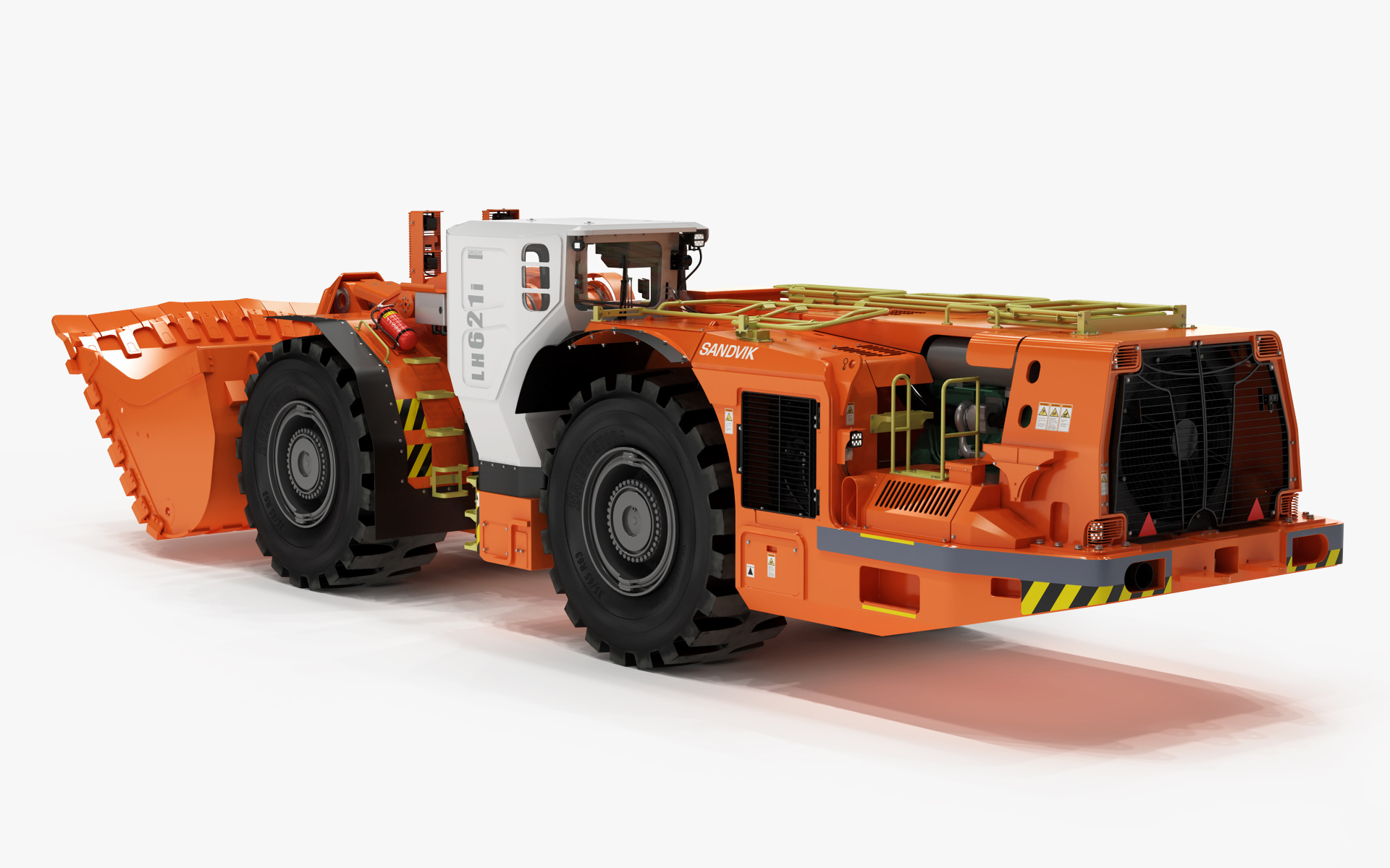 Sandvik lh621i underground loader 3D model - TurboSquid 1637244