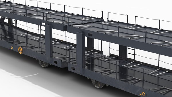 Autorack car transporter auto 3D model - TurboSquid 1687400