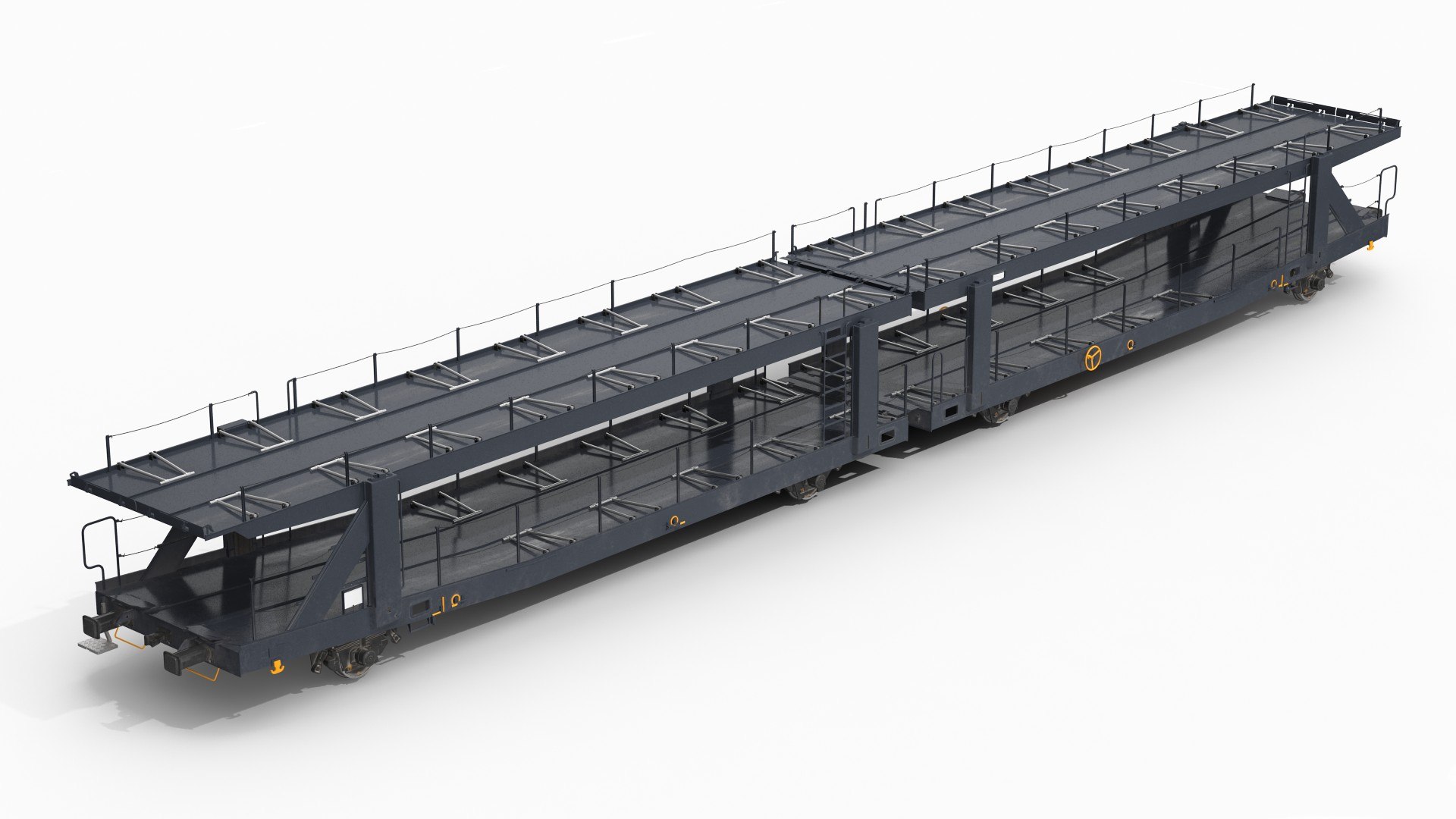 Autorack car transporter auto 3D model - TurboSquid 1687400