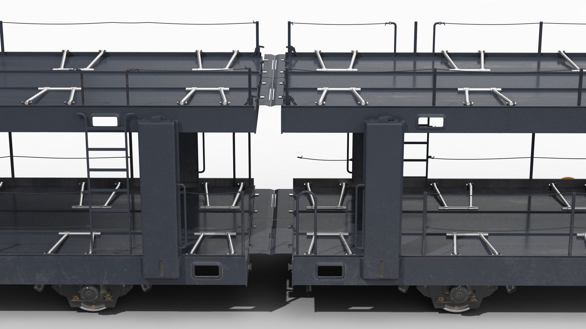 Autorack car transporter auto 3D model - TurboSquid 1687400