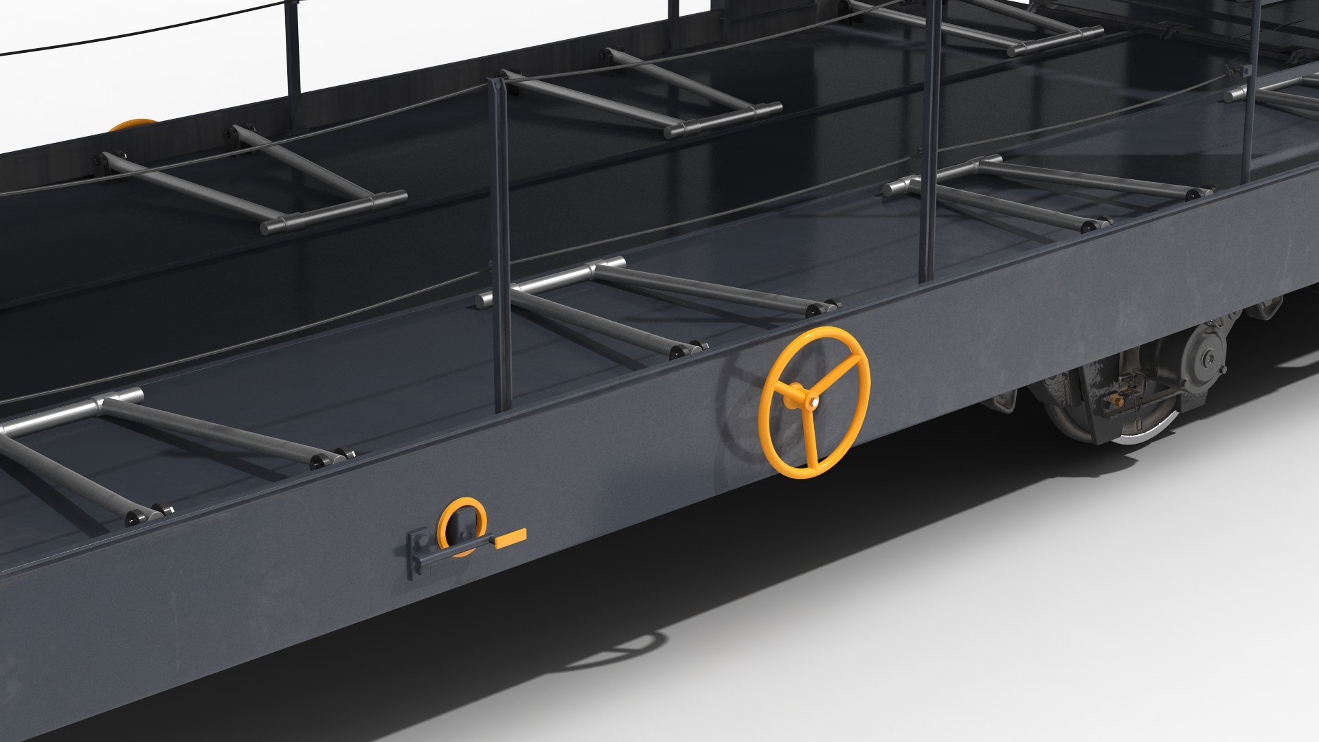 Autorack car transporter auto 3D model - TurboSquid 1687400