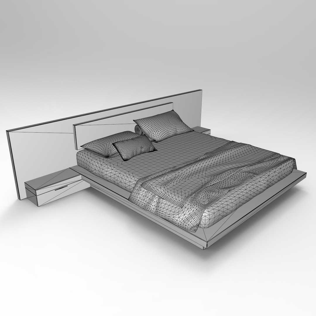 Bed Unreal Unity 3d Model