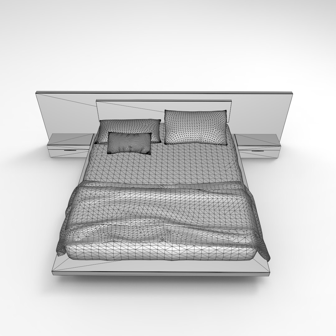 Bed Unreal Unity 3d Model