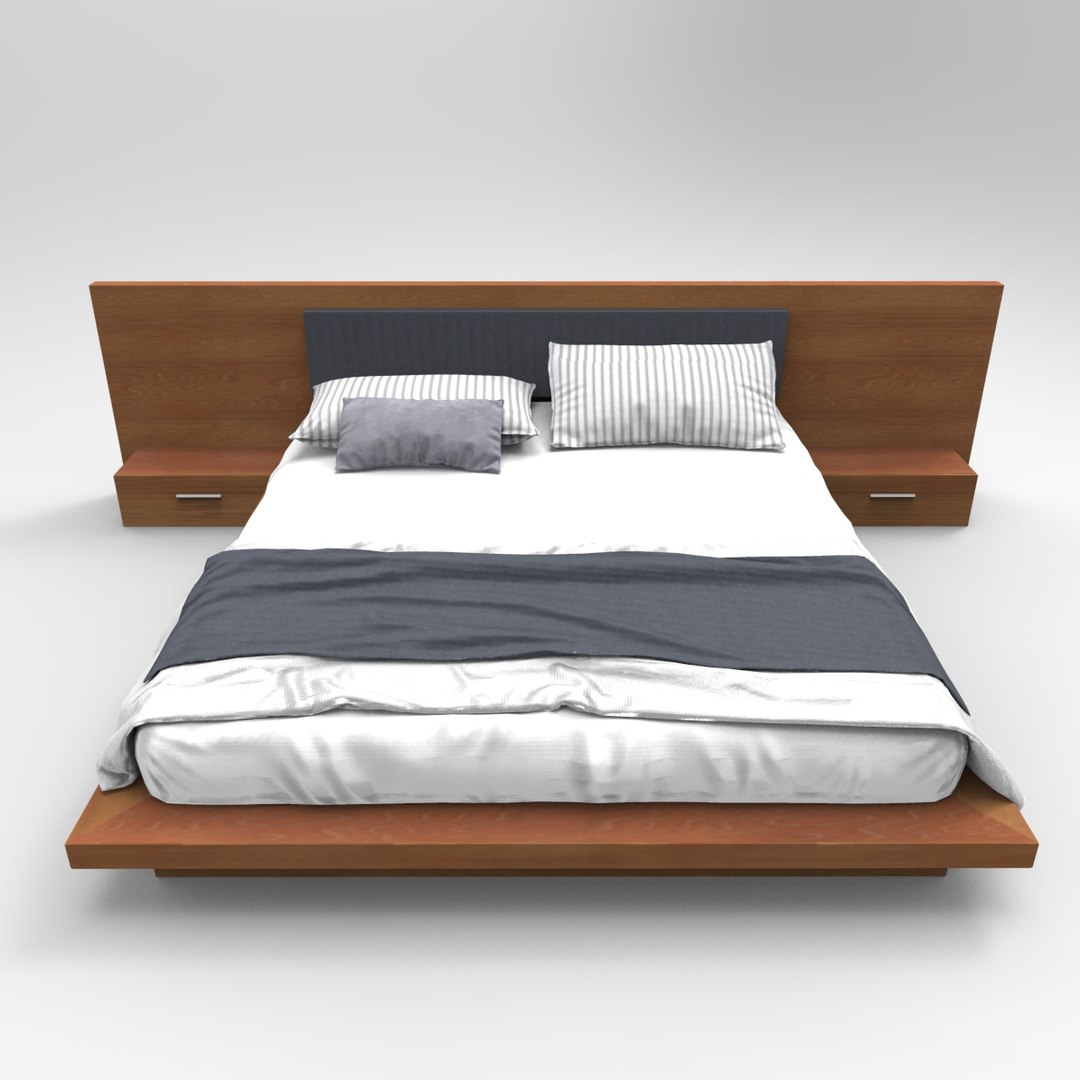 Bed Unreal Unity 3d Model