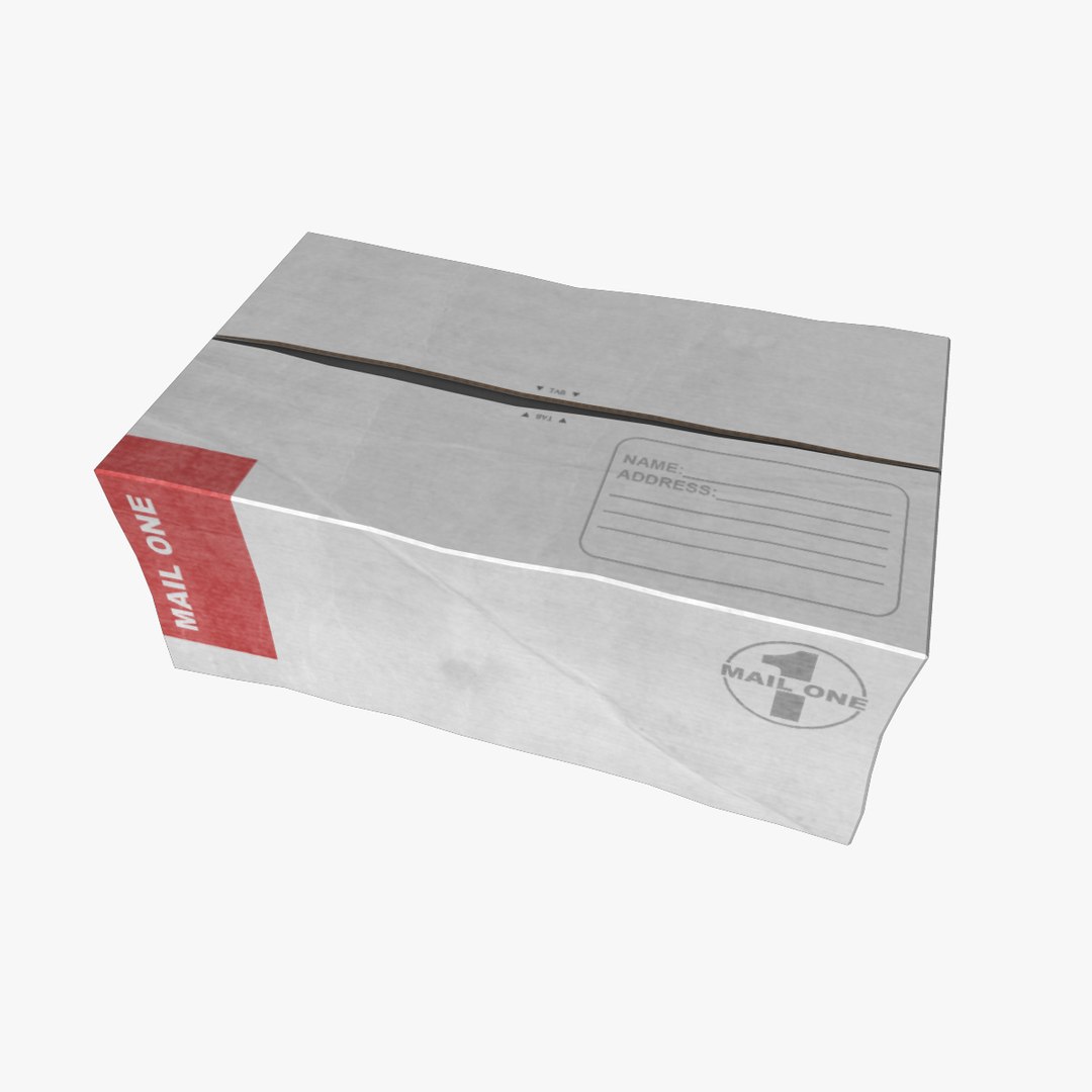 Mail Pack Envelope Package 3d Obj