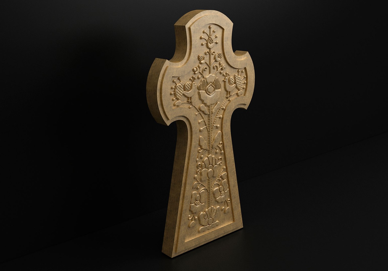 Ethnic Cross 3D Model - TurboSquid 1906098