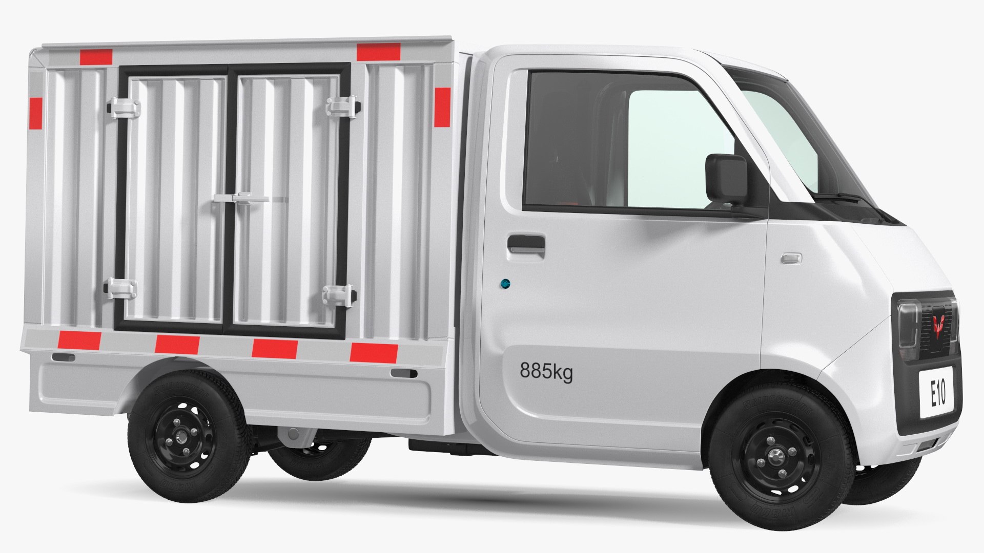 Wuling E10 Mini Truck Grey Color Rigged for Cinema 4D model - TurboSquid 2166896