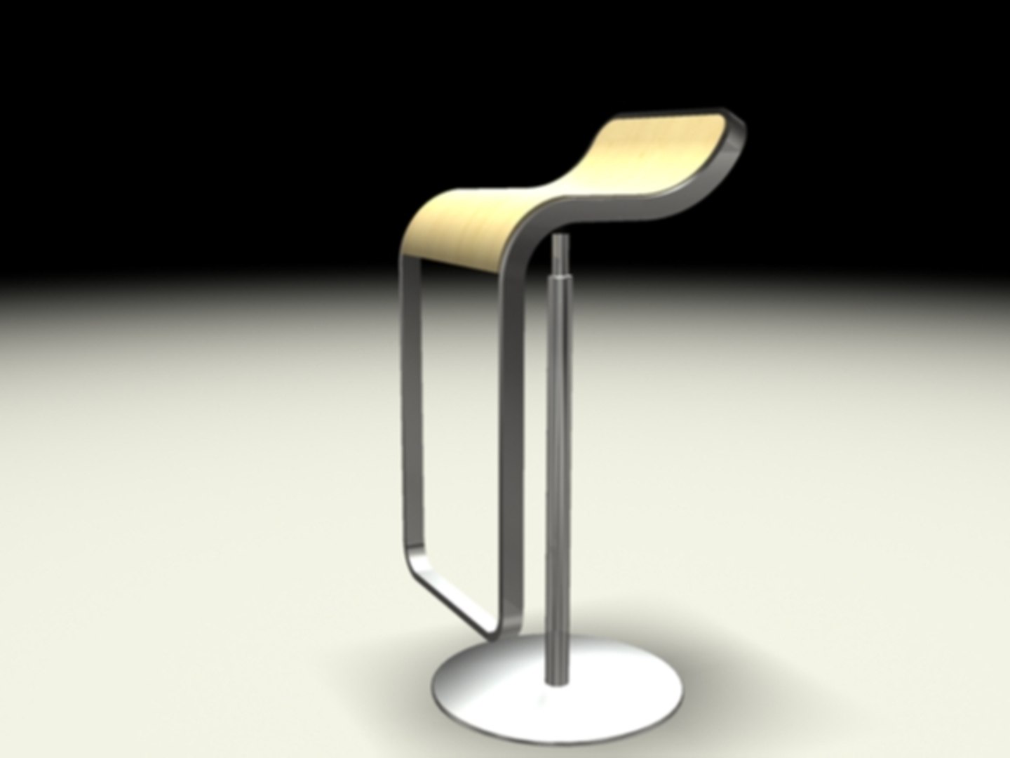 3d model lem piston stool