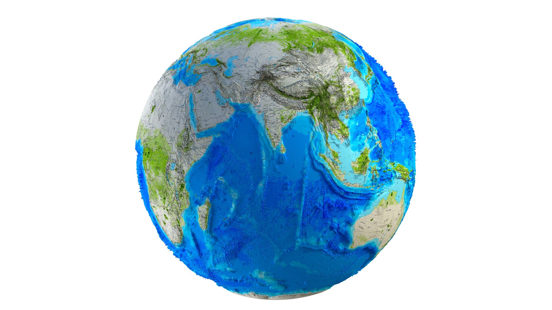 3D Earth Map 3D Globe - TurboSquid 2347356
