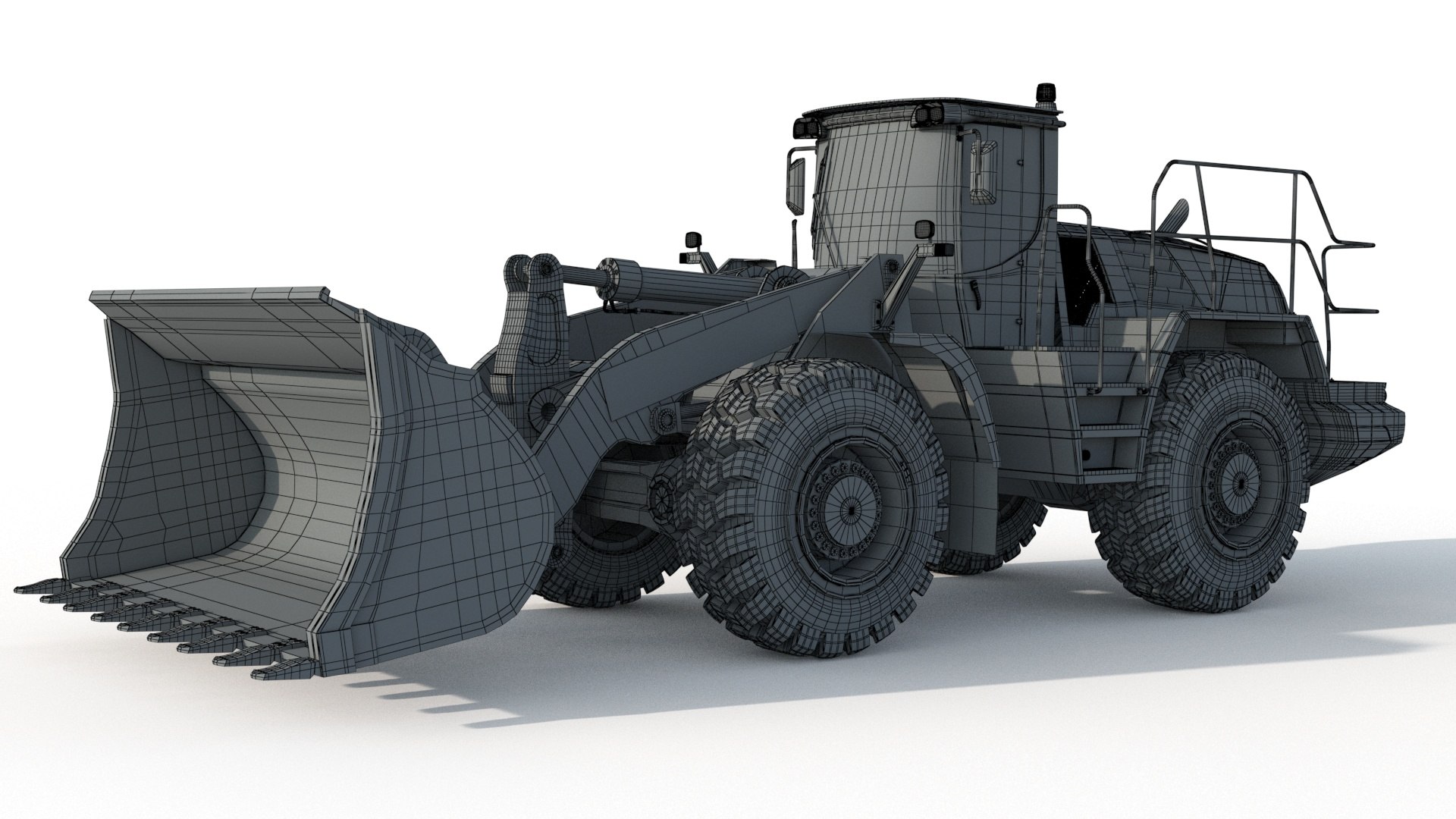 3D Liebherr L 580 Wheel Loader Model - TurboSquid 2276190