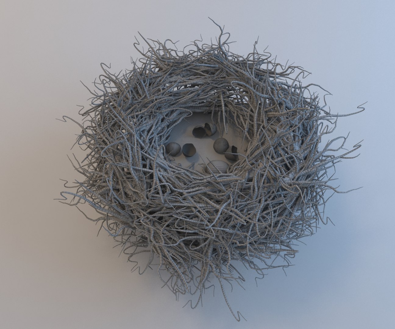 Bird Nest Model | 1146492 | TurboSquid