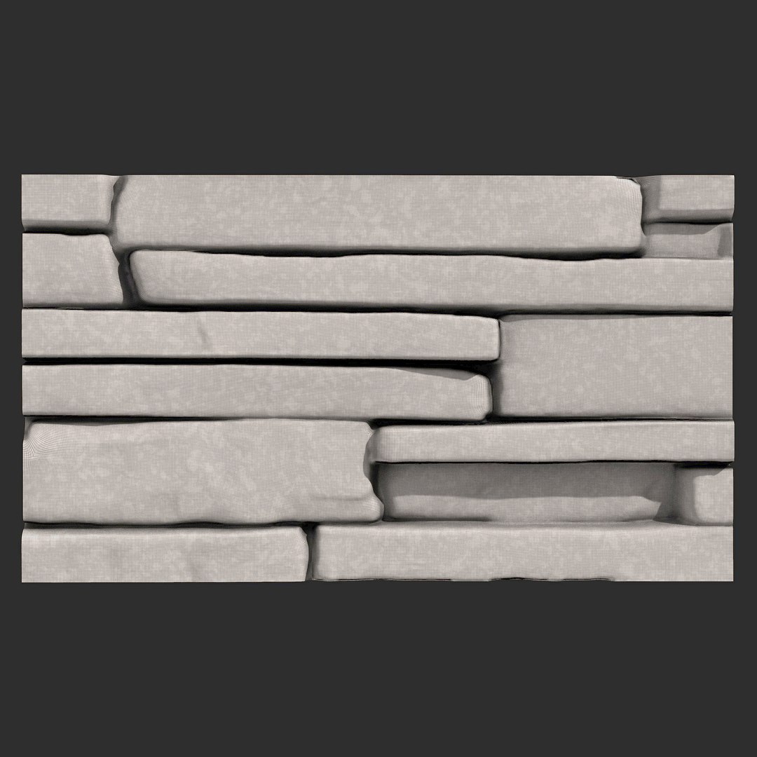 Stone Wall 4 3D Model - TurboSquid 2295345
