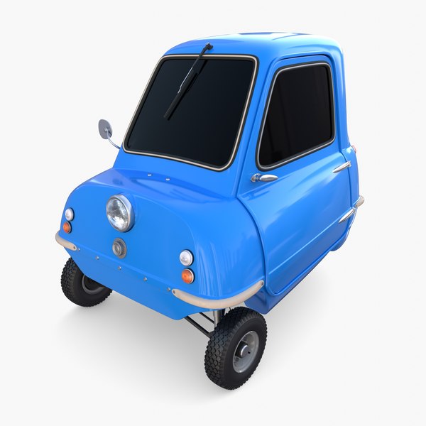 3D Peel P50 Blue with chassis model - TurboSquid 1786770
