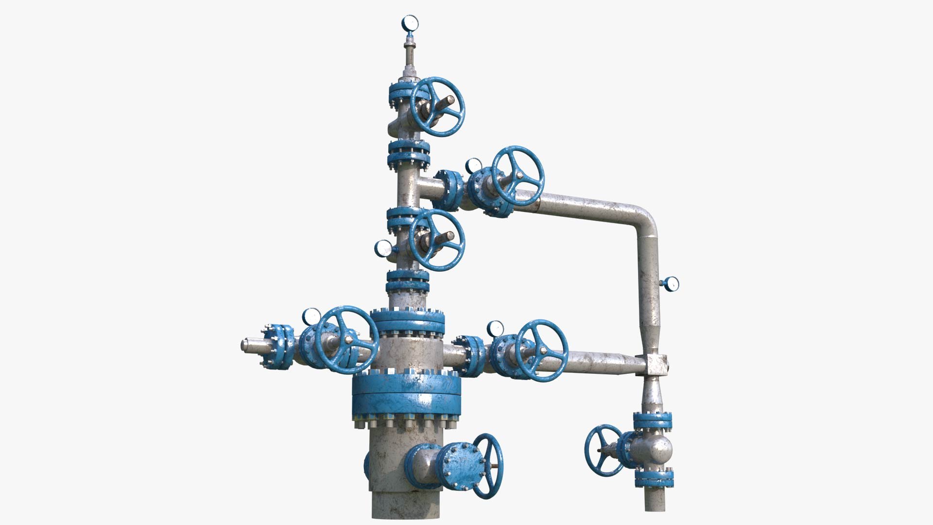 Oil Wellhead Head 3D - TurboSquid 1695558