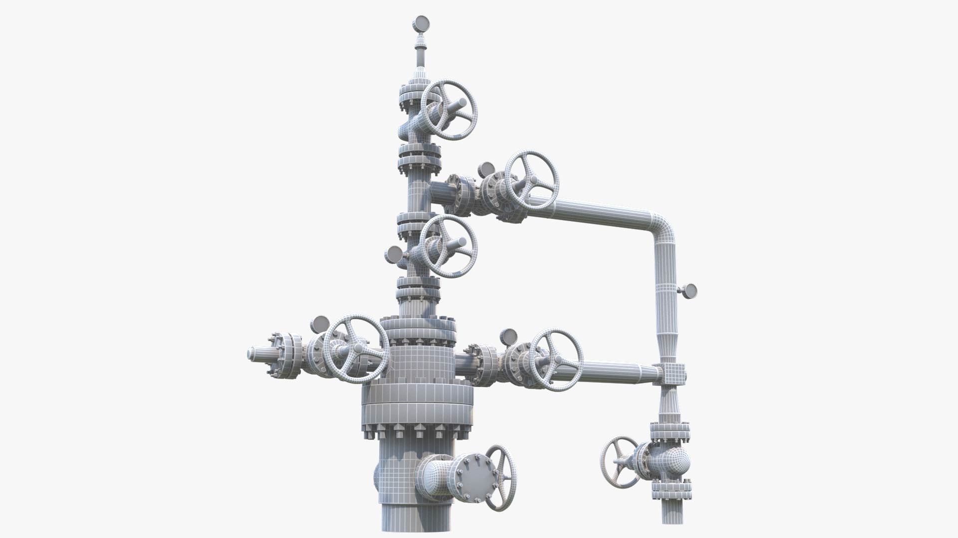 Oil Wellhead Head 3D - TurboSquid 1695558